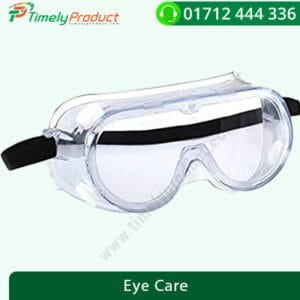 Medical Protective Safety Goggles with Clear Glass Wide-Vision and ...